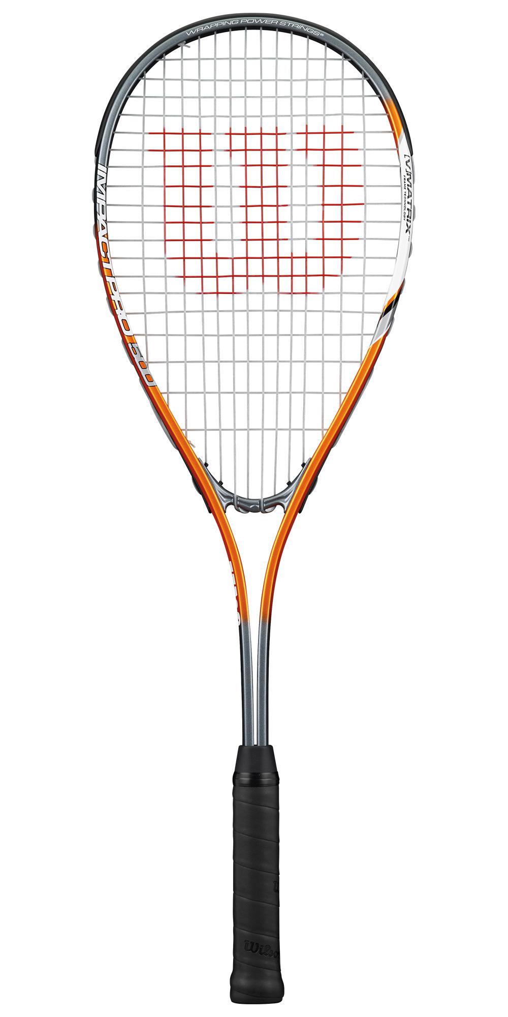 Wilson Impact Pro 500 Squash Racket - Orange - Tennisnuts.com