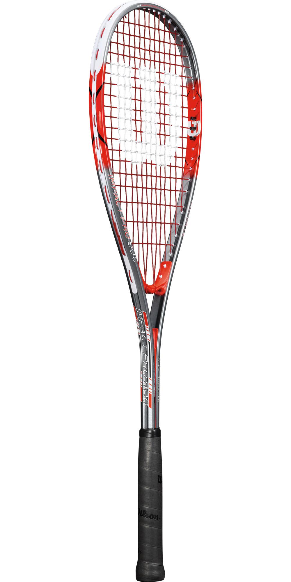 Wilson Impact Pro 900 Squash Racket - Red/Grey - Tennisnuts.com