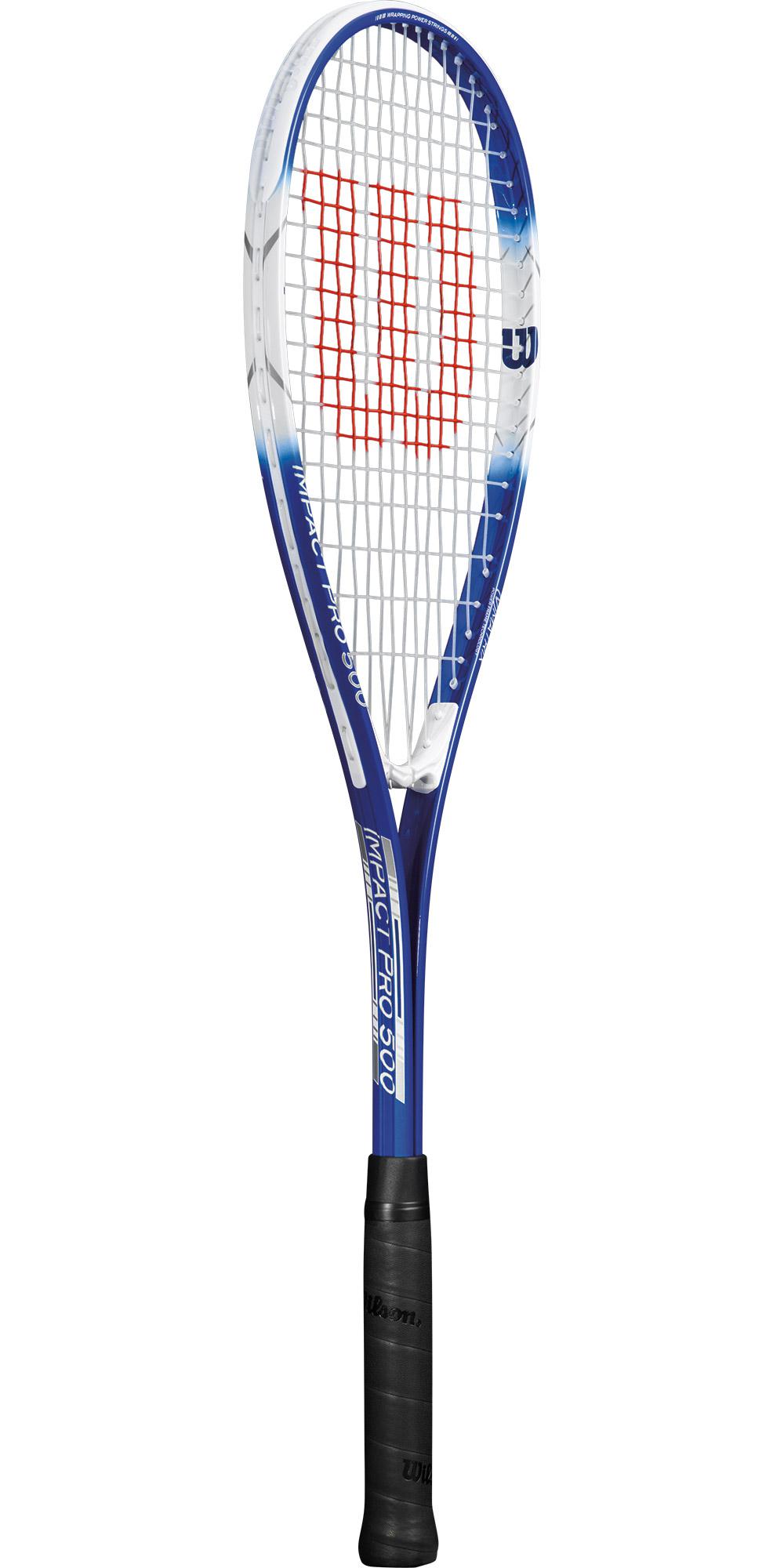Wilson Impact Pro 500 Squash Racket - Blue/White - Tennisnuts.com