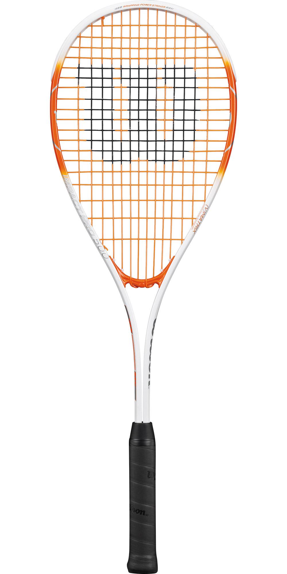 Wilson Impact Pro 500 Squash Racket - Orange/Grey - Tennisnuts.com