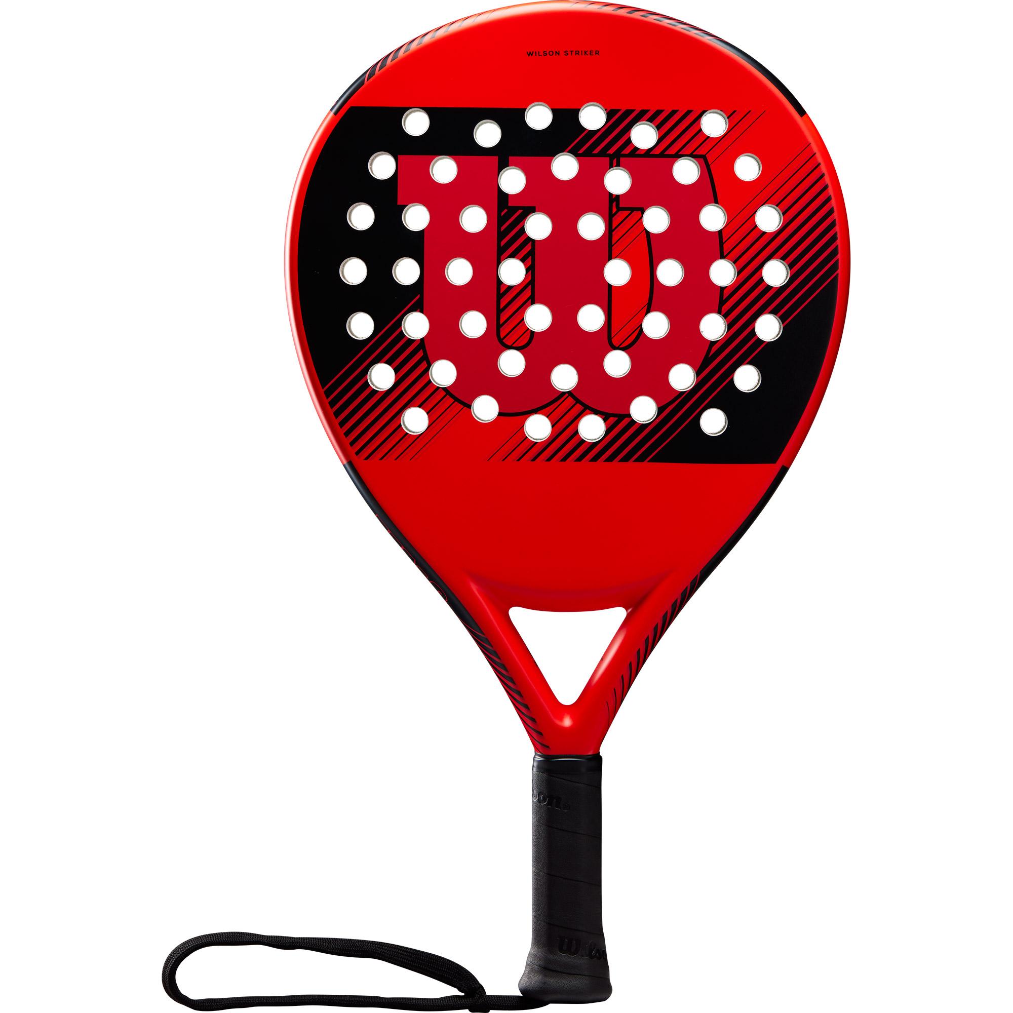Wilson Striker Padel Racket - Red/Black - Tennisnuts.com