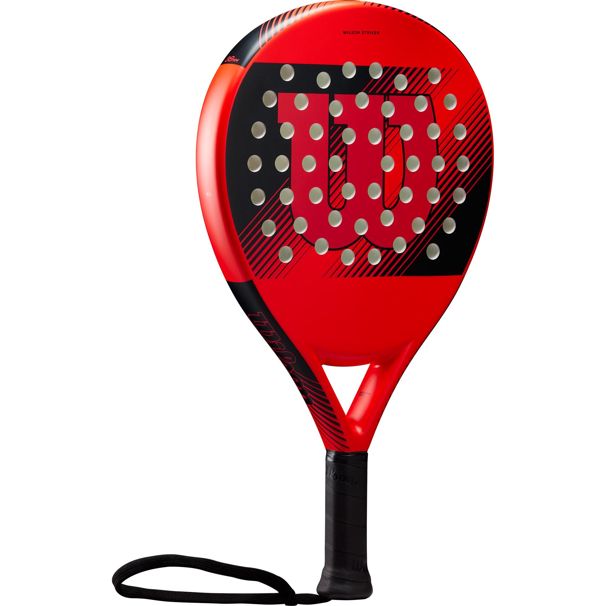 Wilson Striker Padel Racket - Red/Black - Tennisnuts.com