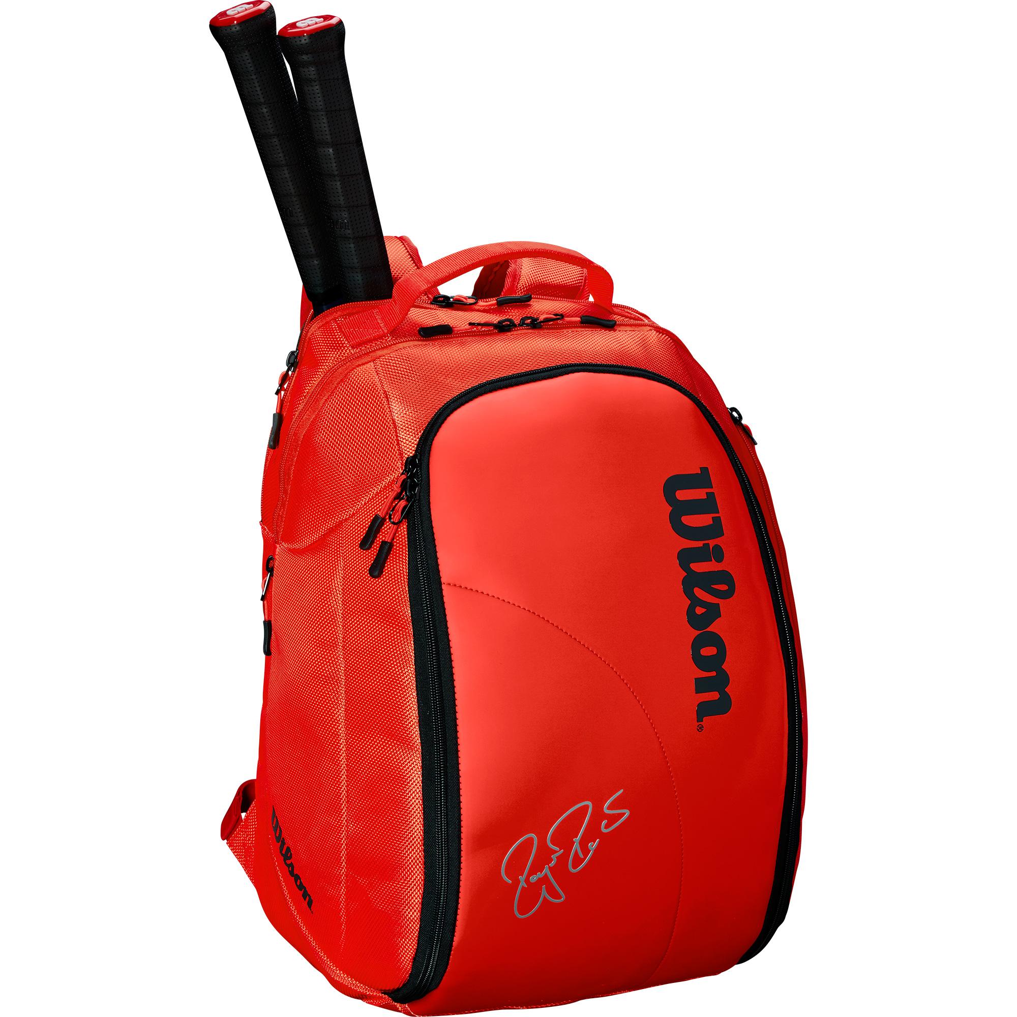 Wilson Federer DNA Backpack - Red - Tennisnuts.com