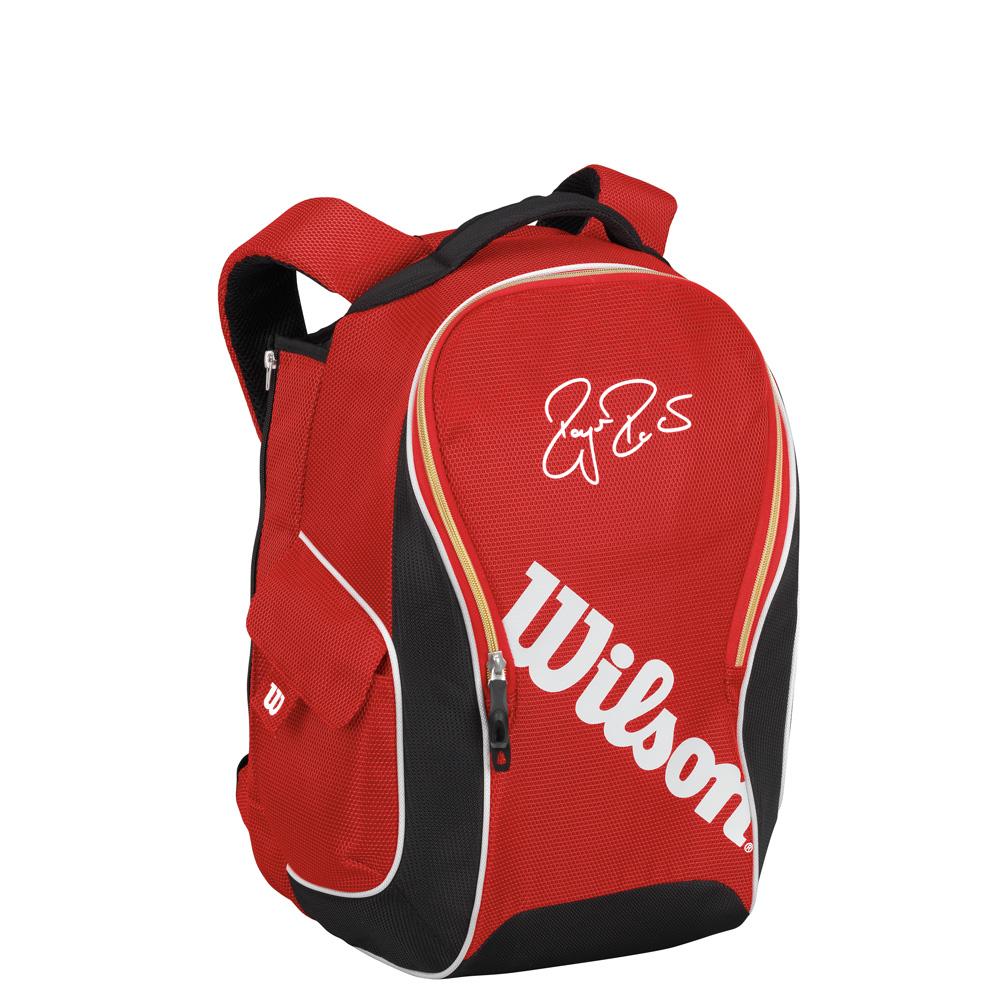 Wilson Federer Premium Court Backpack - Red - Tennisnuts.com