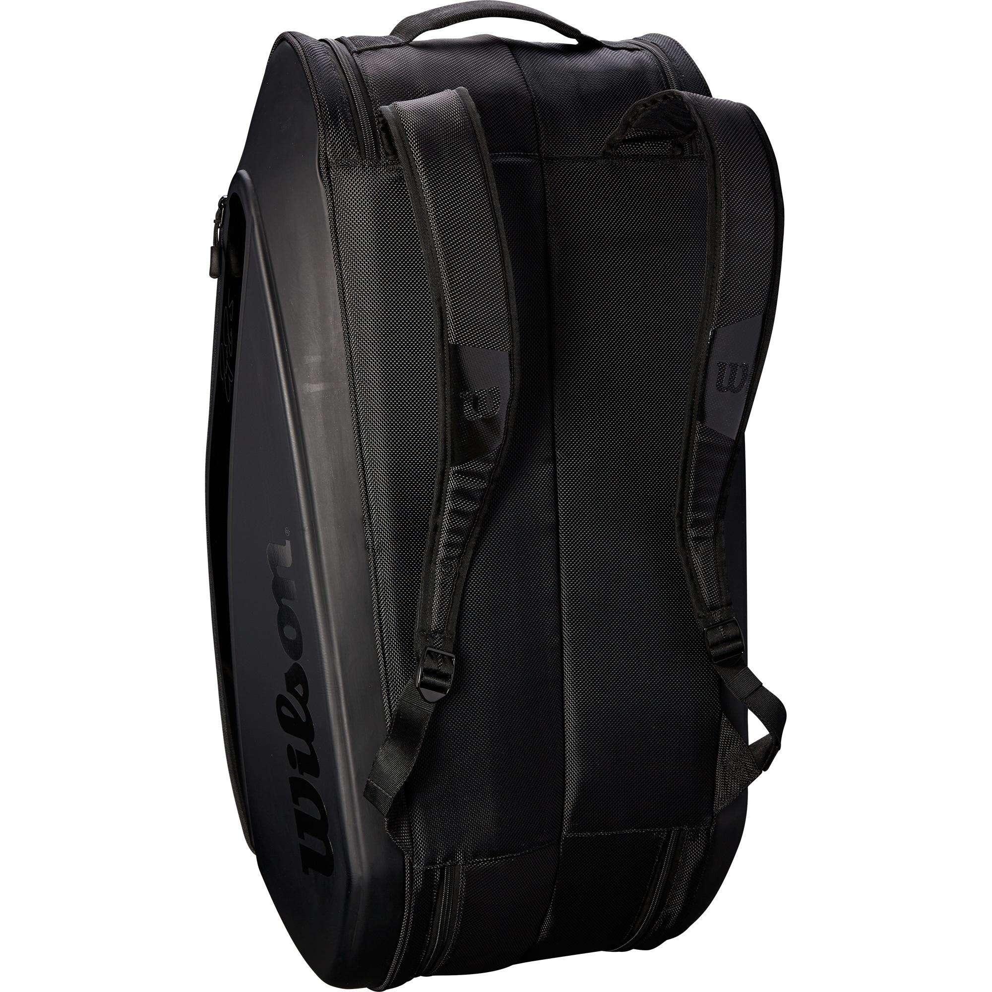 Wilson Federer DNA 12 Racket Bag - Black - Tennisnuts.com