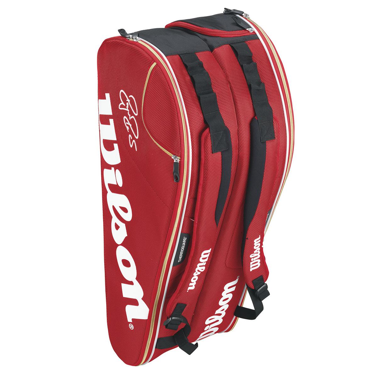 Wilson Federer Court 9 Pack Bag - Red - Tennisnuts.com