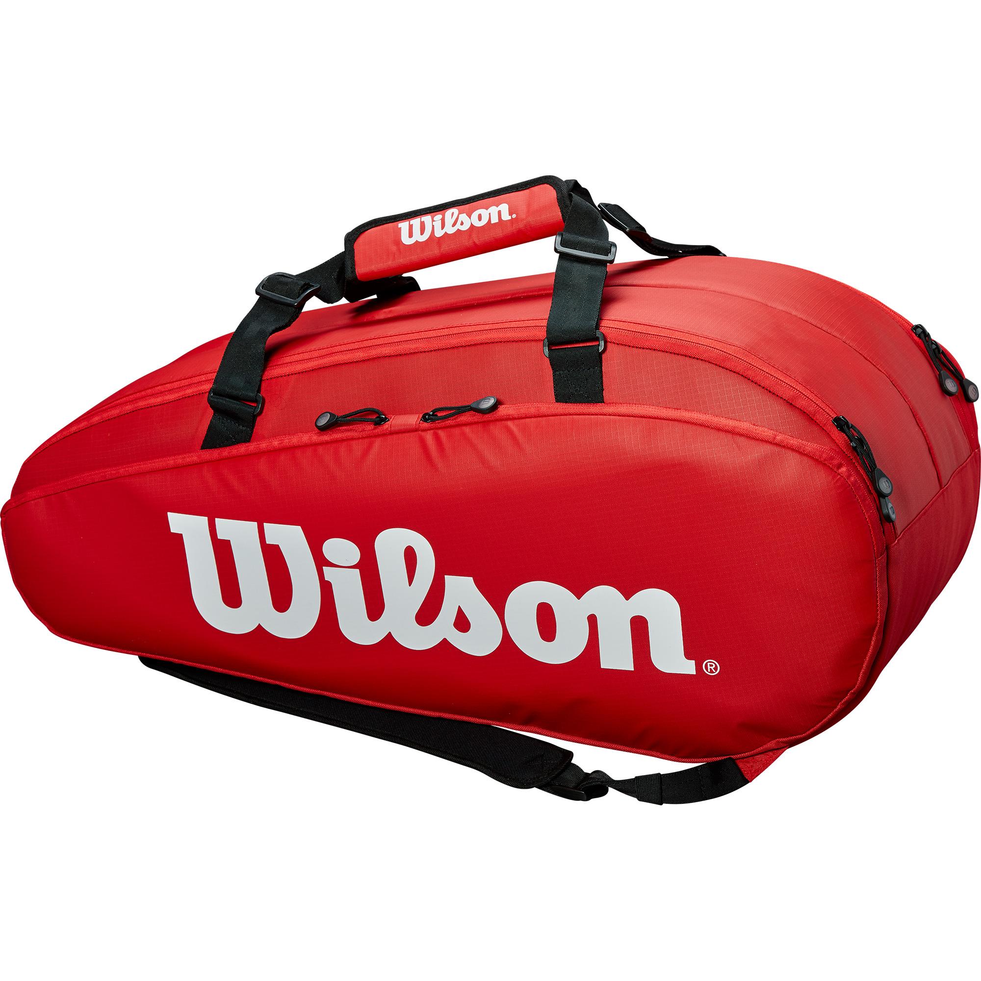 Wilson Tour 9 Racket Bag - Red - Tennisnuts.com