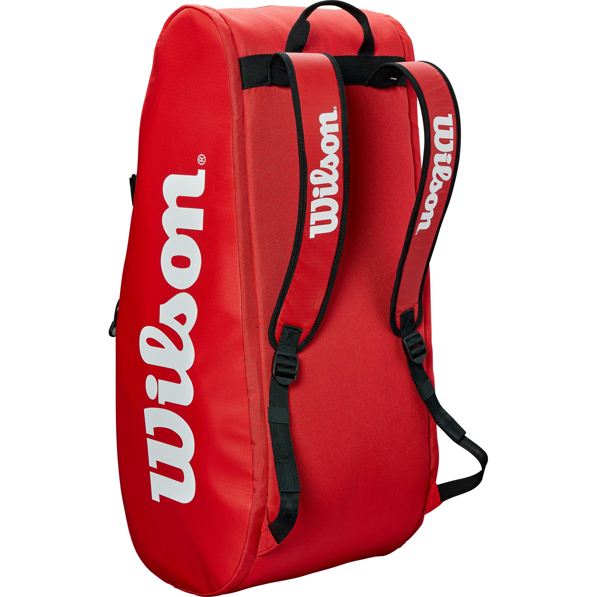 Wilson Tour 9 Racket Bag - Red - Tennisnuts.com