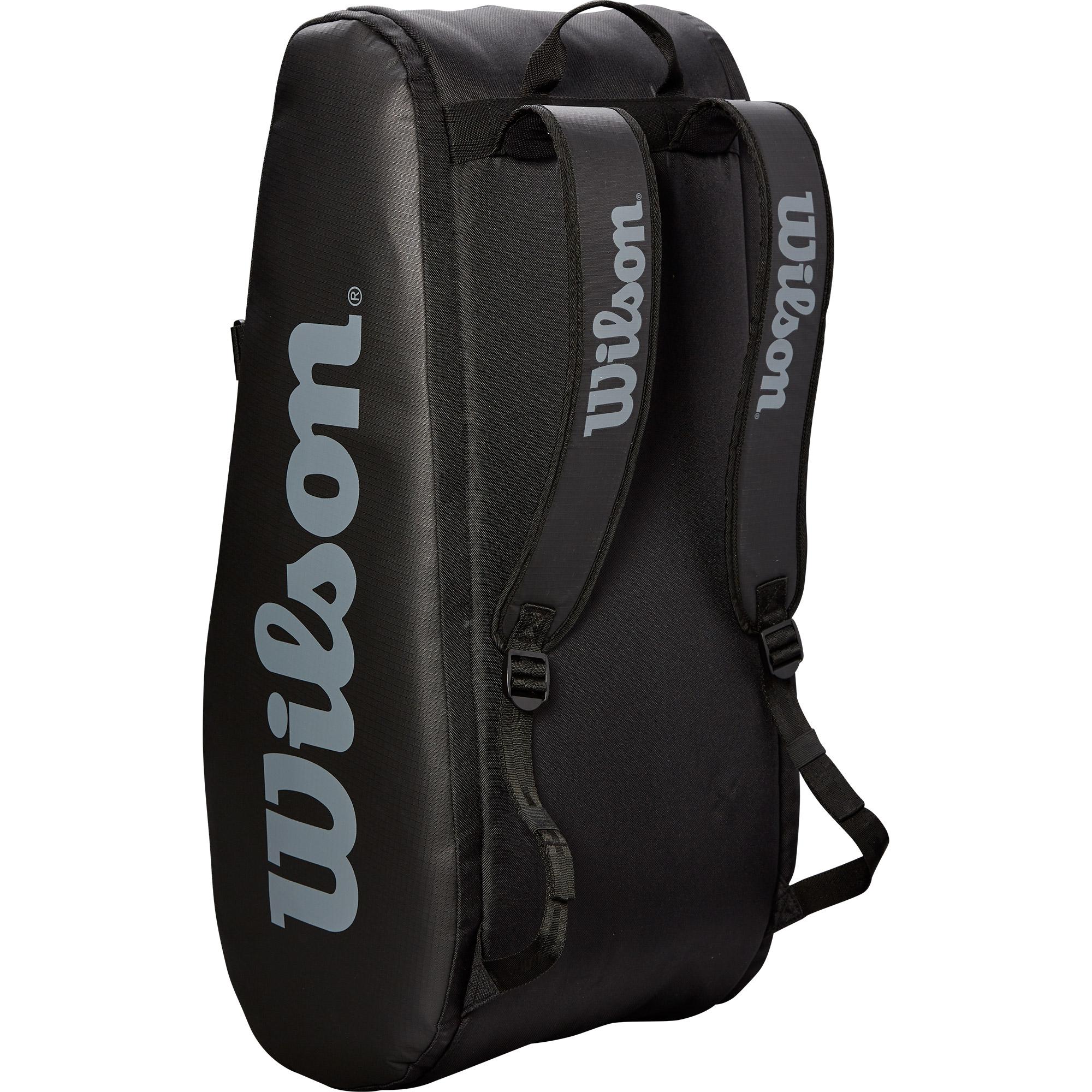 Wilson Tour 9 Racket Bag - Black/Grey - Tennisnuts.com