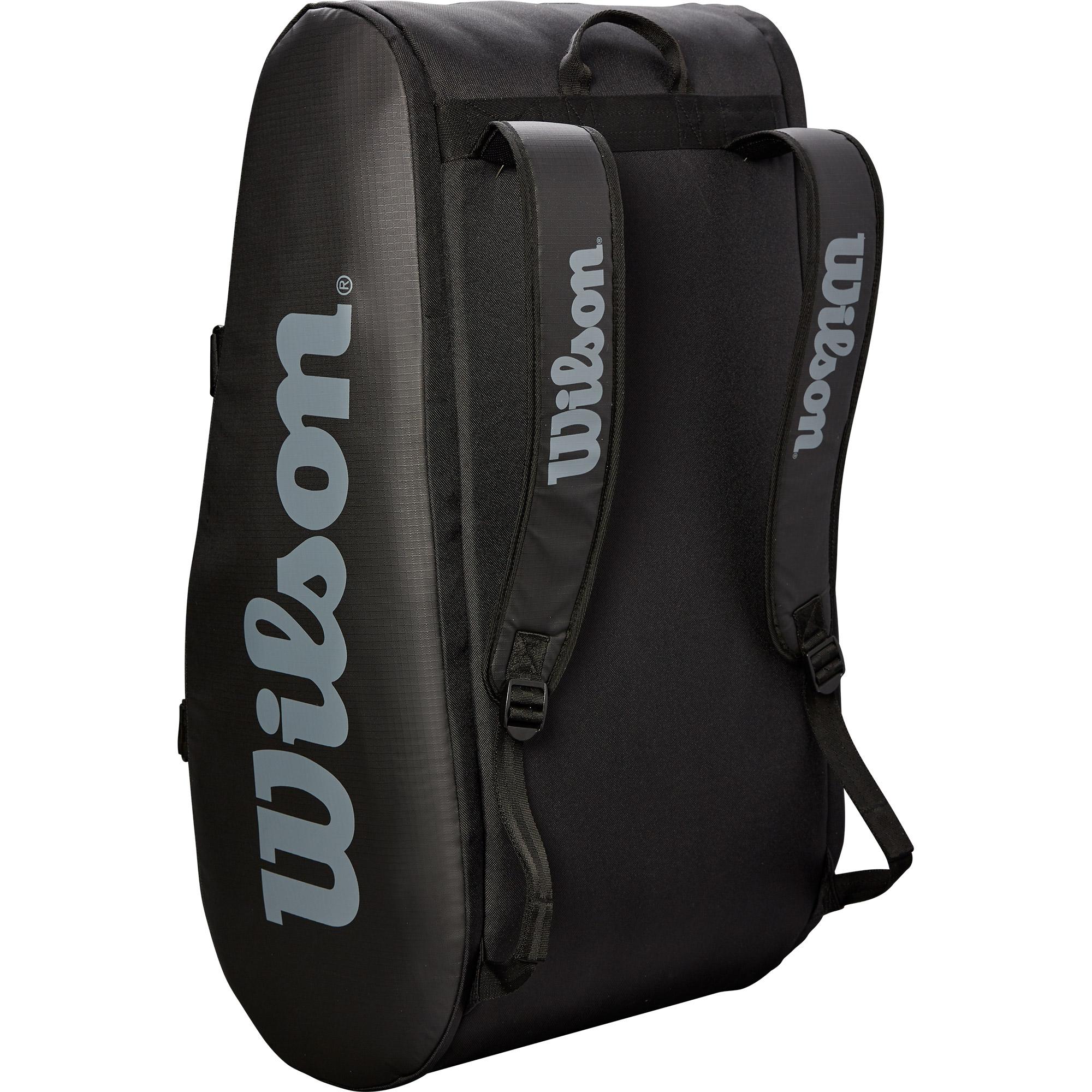 Wilson Tour 15 Racket Bag - Black/Grey - Tennisnuts.com