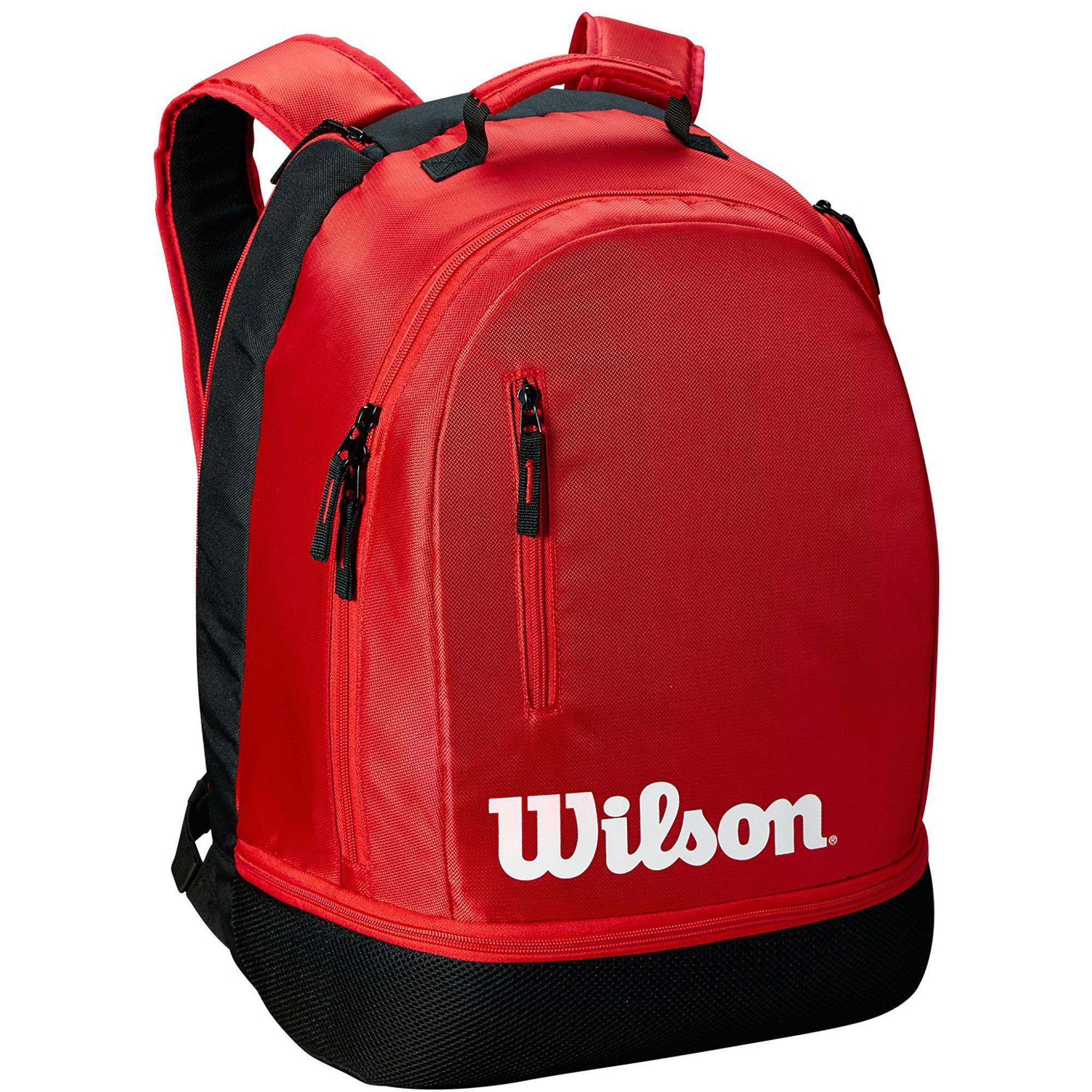 Wilson Team Backpack - Black/Red - Tennisnuts.com