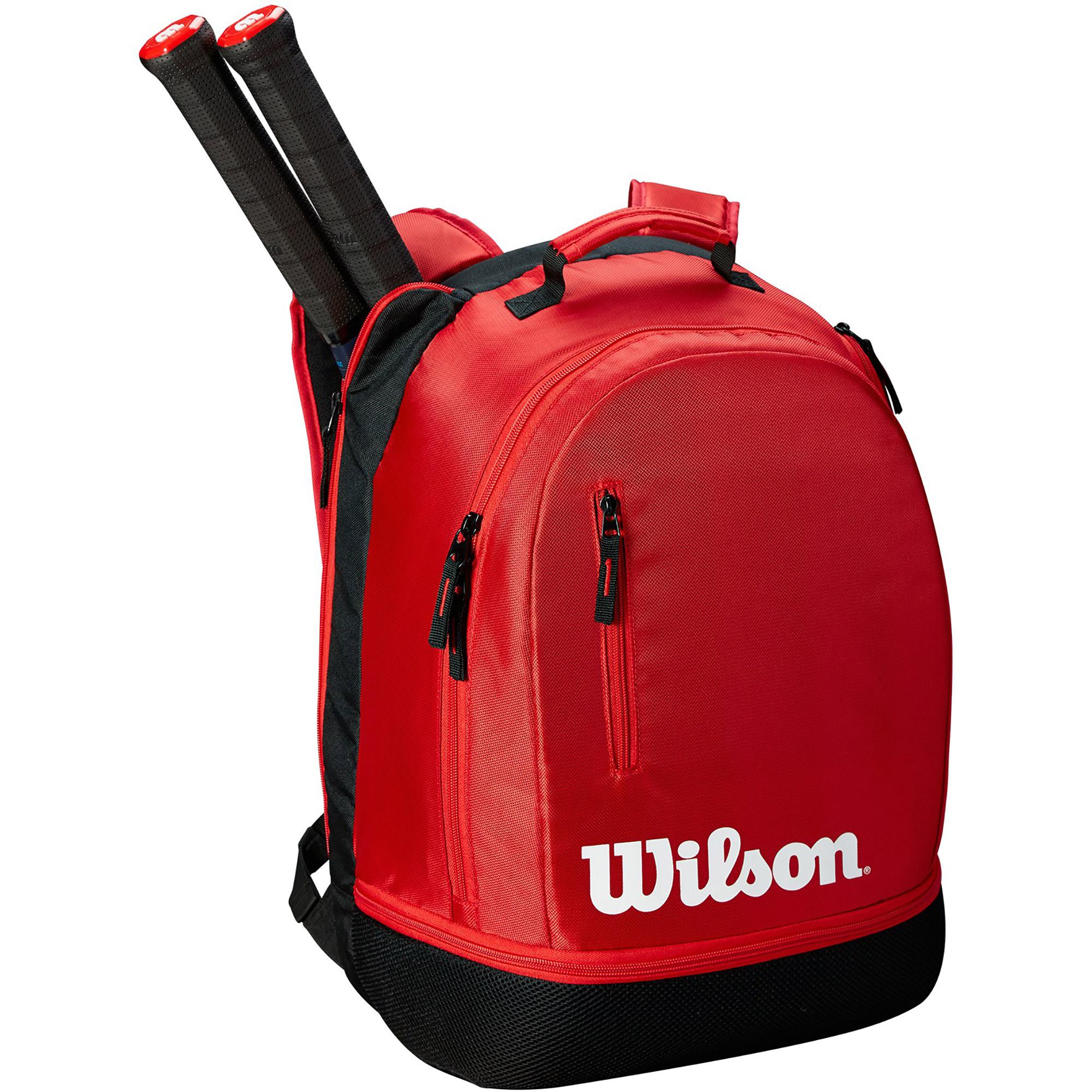 Wilson Team Backpack - Black/Red - Tennisnuts.com