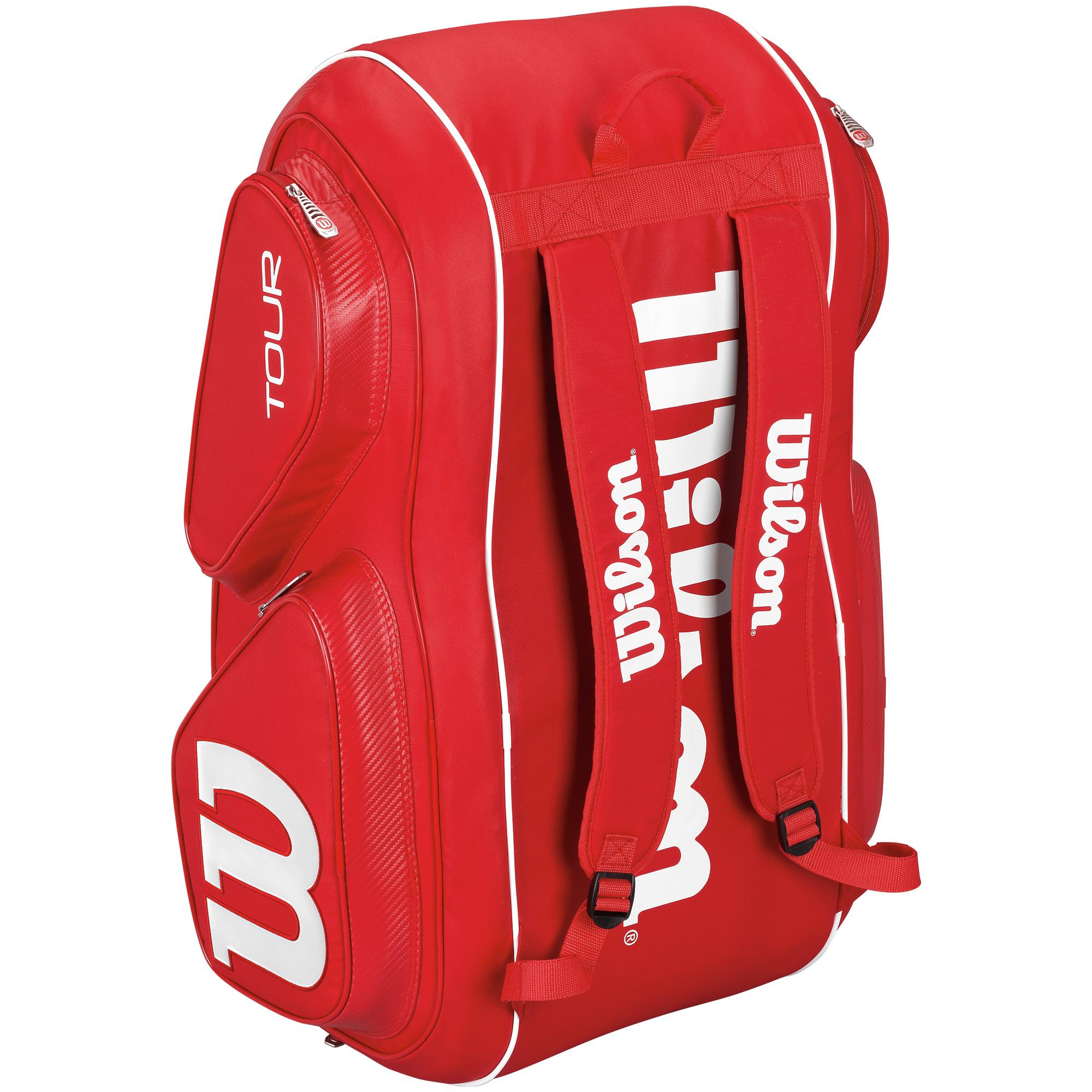 Wilson Tour V 15 Pack Bag - Red - Tennisnuts.com