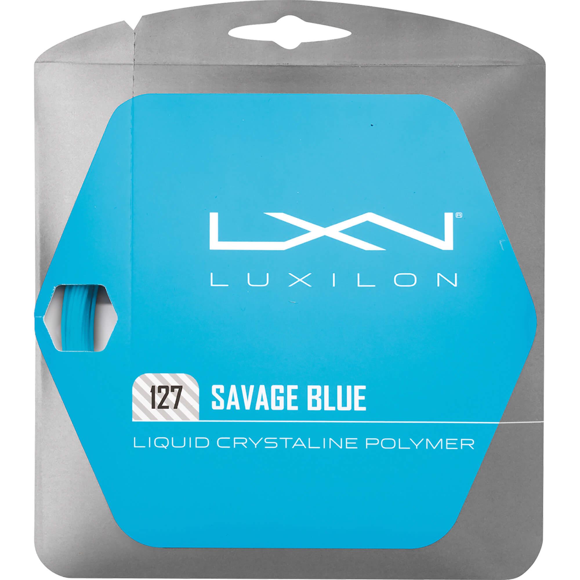 Luxilon Savage Blue Tennis String Set - Tennisnuts.com