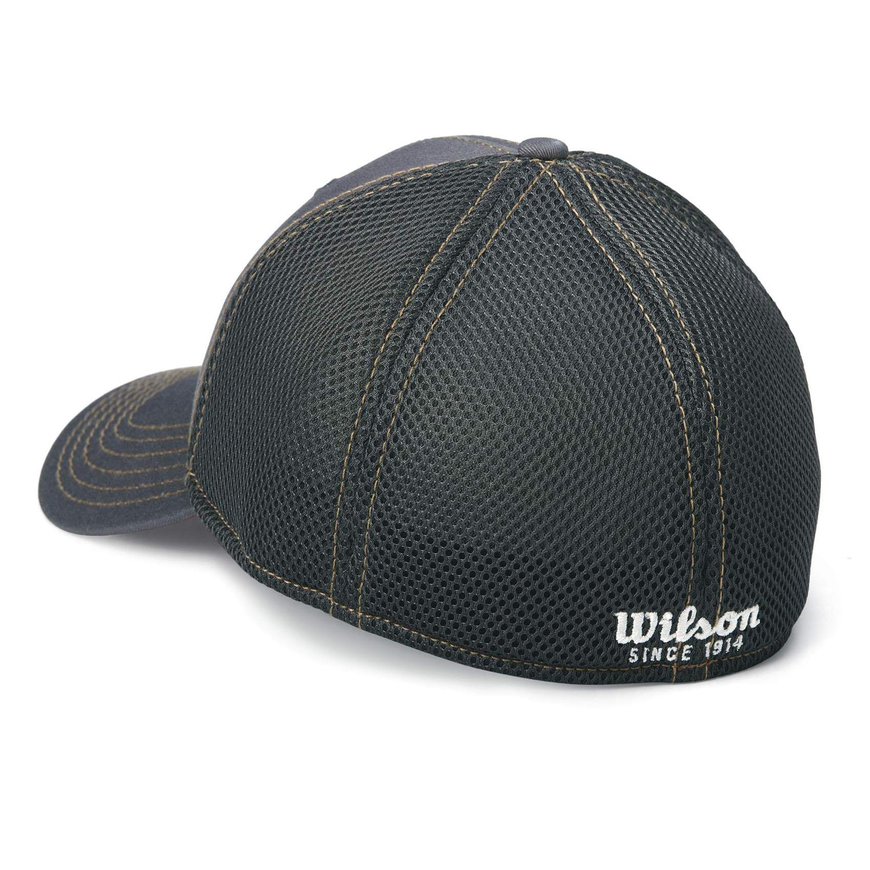 Wilson Classic Red 100 Years Cap - Grey [L / XL] - Tennisnuts.com