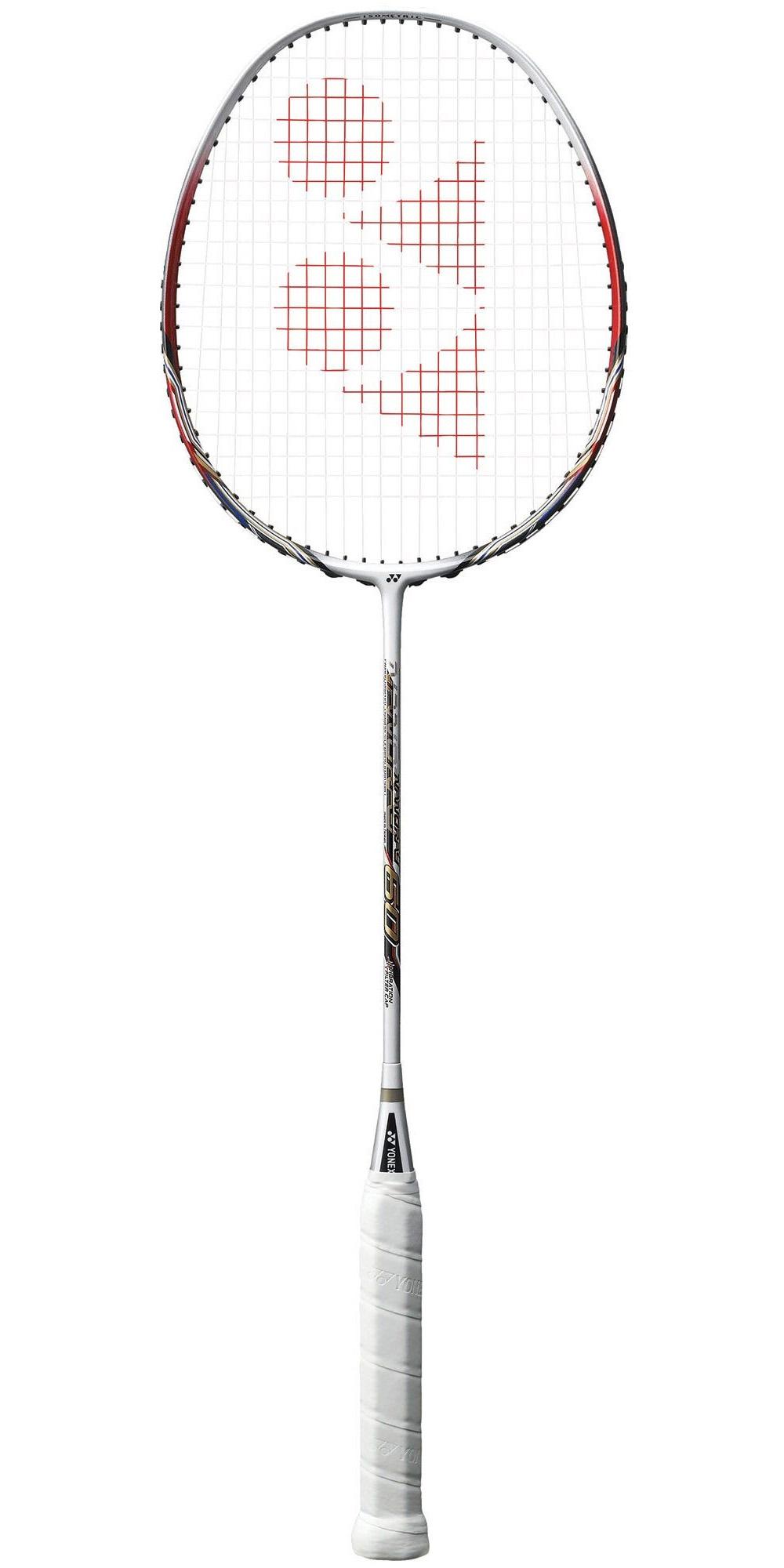 Yonex Nanoray 60 Badminton Racket - White/Red - Tennisnuts.com