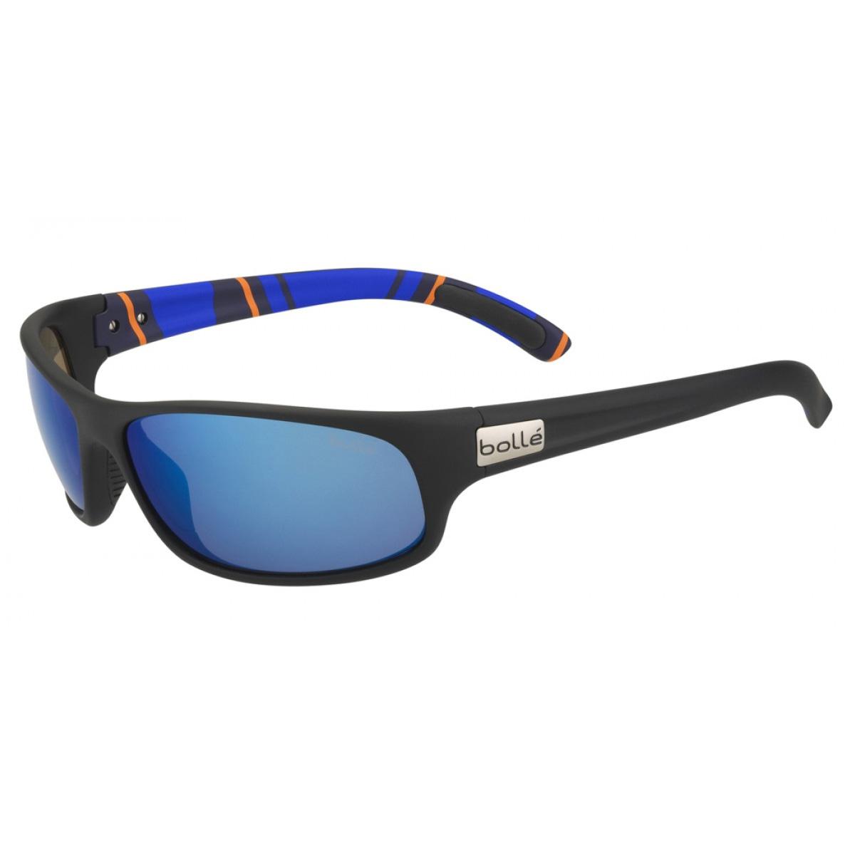 Bolle Anaconda Matte Black Stripes/Polarized Offshore Blue Lens ...