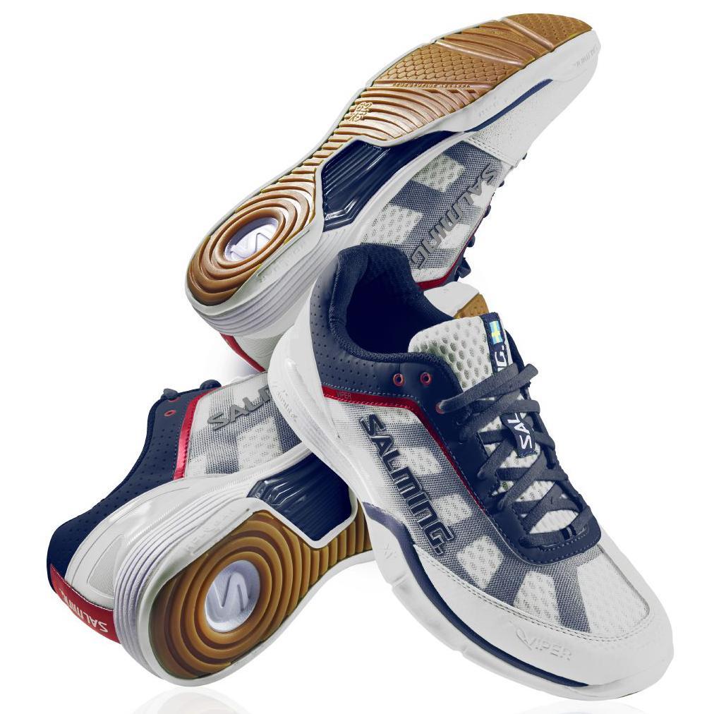 Salming Mens Viper 2.0 Indoor Court Shoes - White - Tennisnuts.com