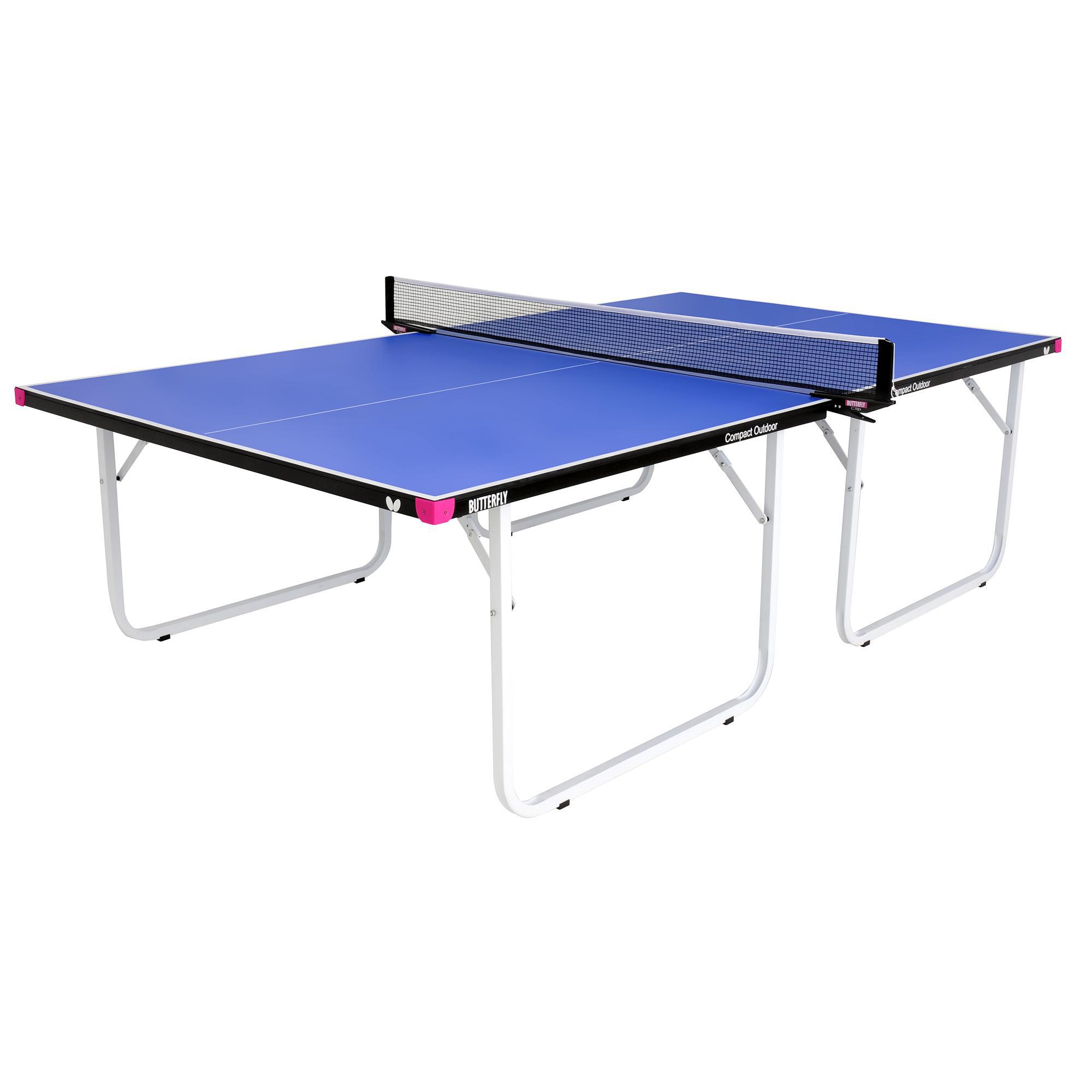 Butterfly Compact 10mm Outdoor Table Tennis Table Set - Blue ...