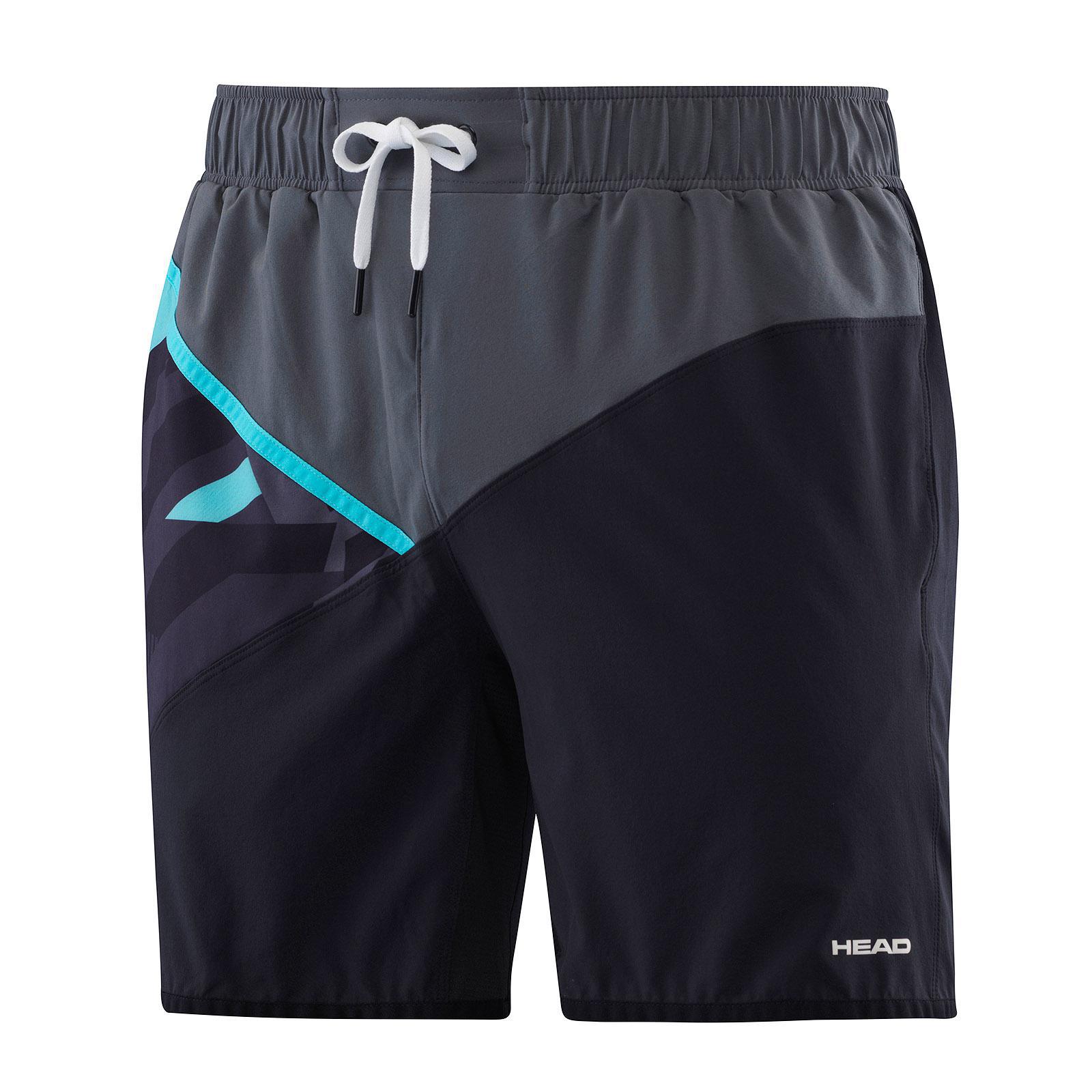 Head Mens Vision Cross Shorts - Black - Tennisnuts.com