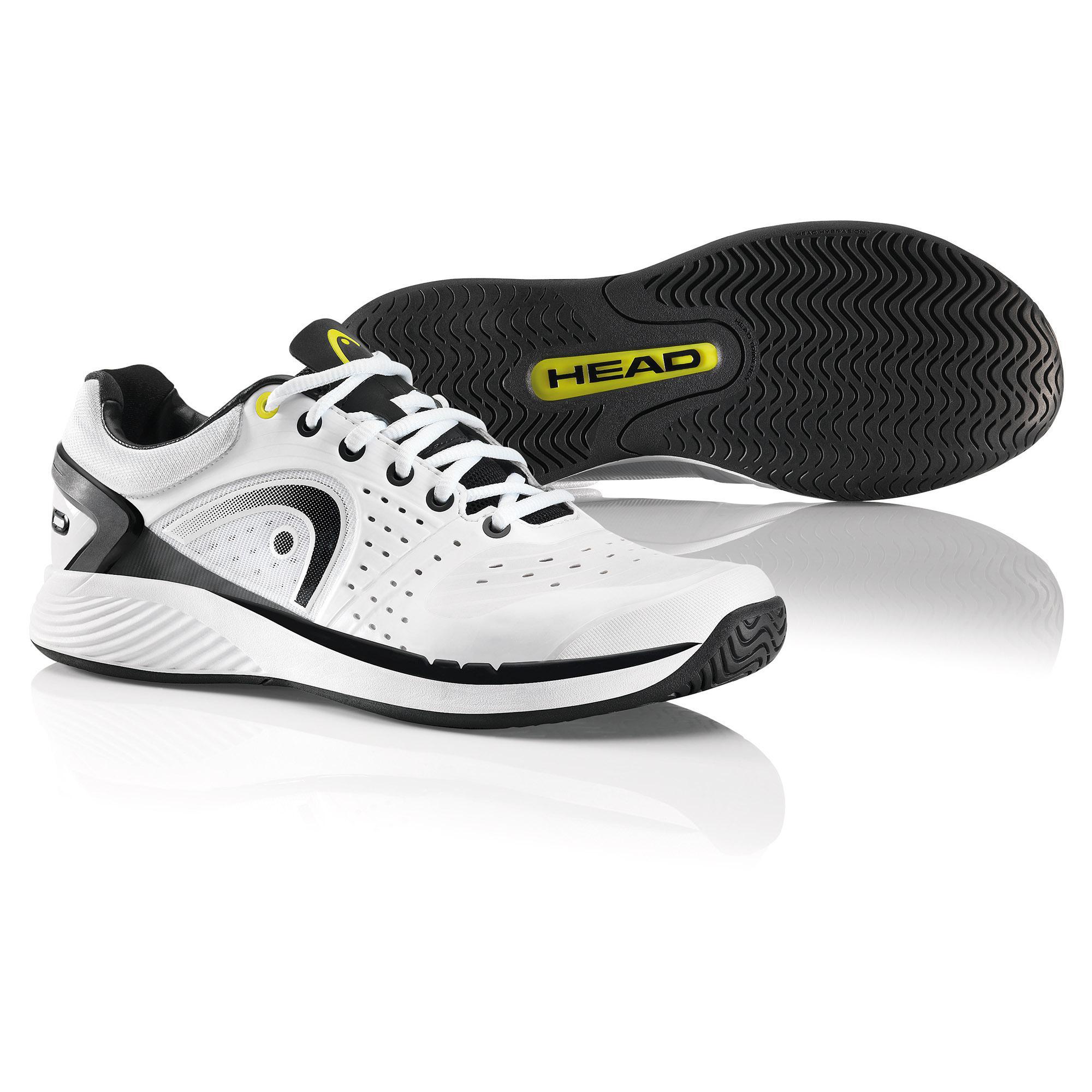 Head Mens Sprint Pro Tennis Shoes - White/Black - Tennisnuts.com