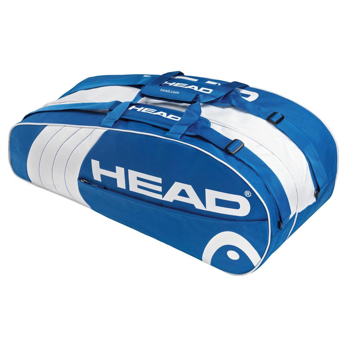 Head Core Combi Tennis Bag - Blue/White - Tennisnuts.com