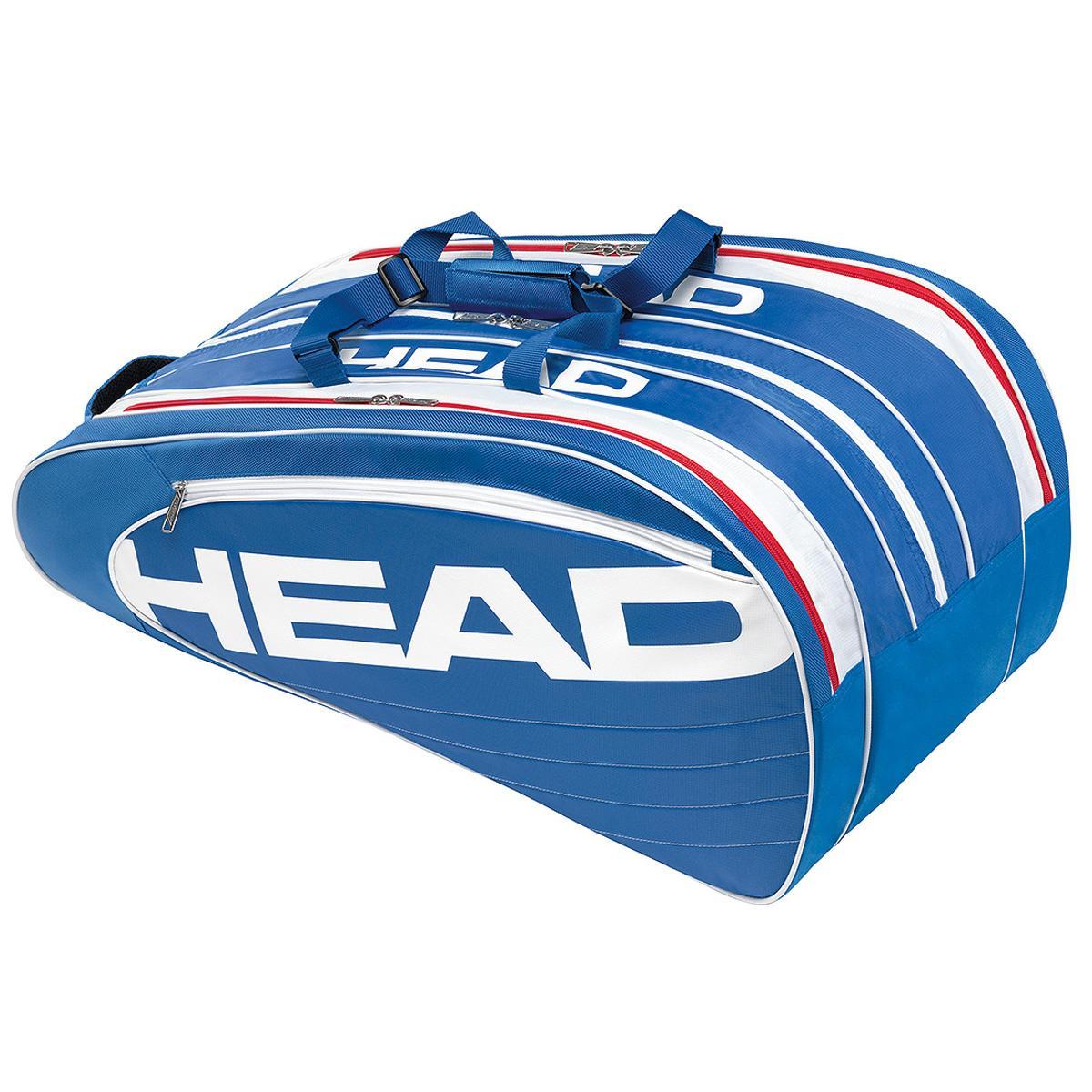 Head Elite Monstercombi Racket Bag - Blue - Tennisnuts.com
