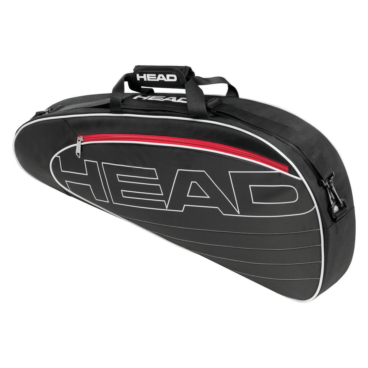 Head Elite Pro Tennis Bag - Black/White - Tennisnuts.com