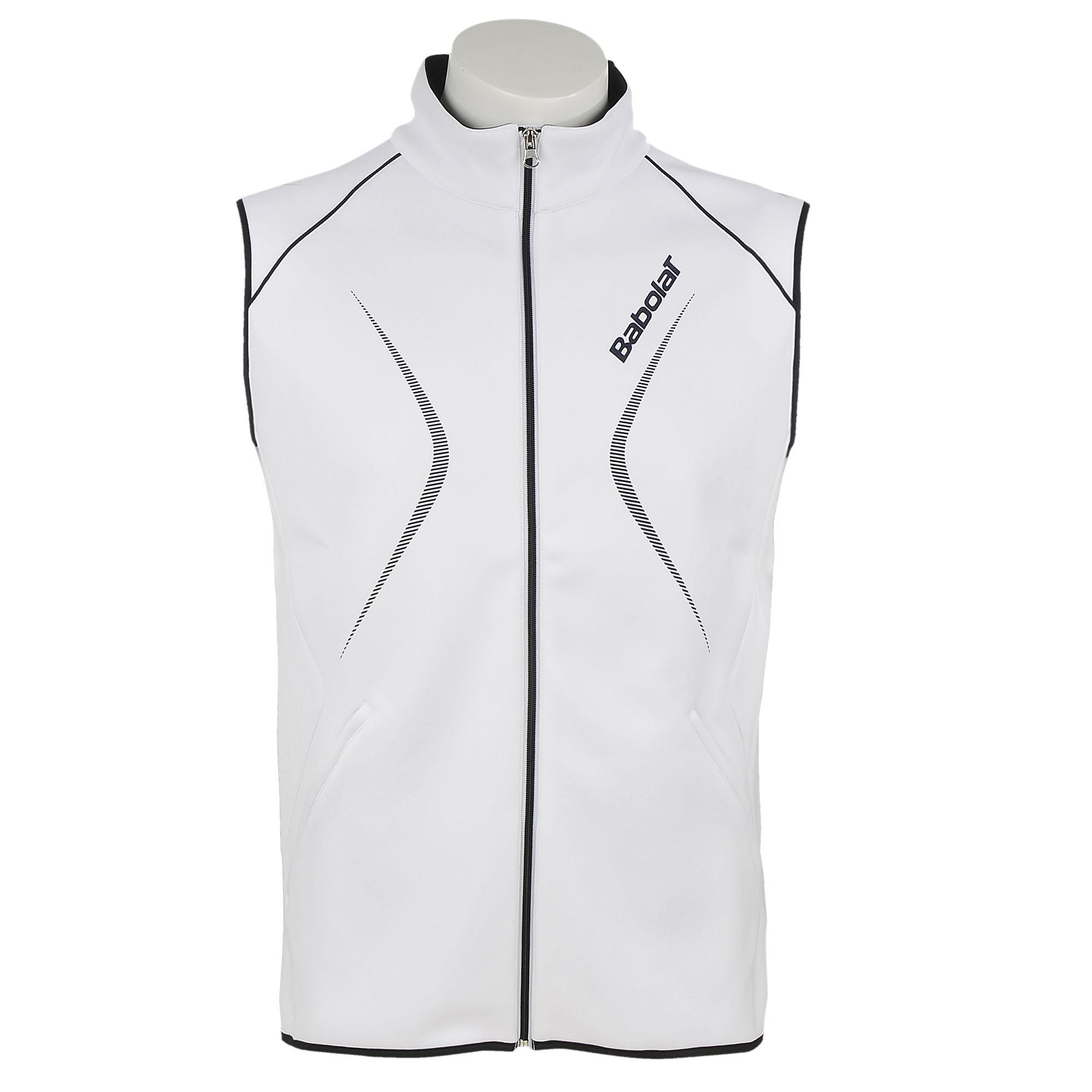 Babolat Mens Club Gilet White Tennisnuts babolat-mens-club-gilet-white-tennisnuts