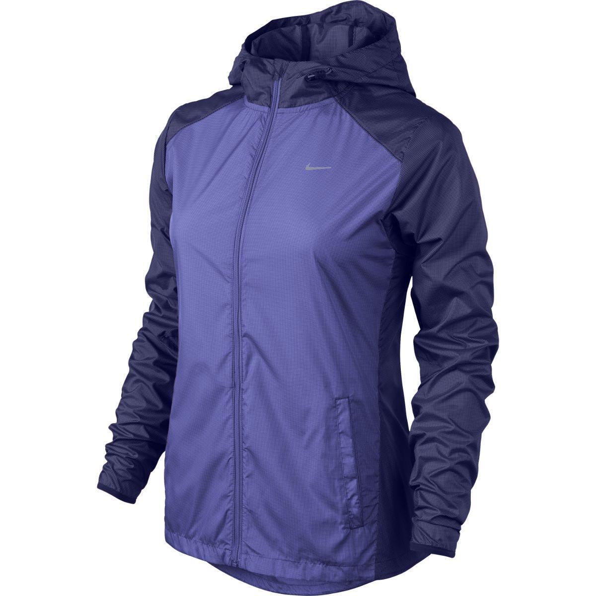 Nike Womens Racer Woven Running Jacket - Purple Haze/Dark Raisin ...