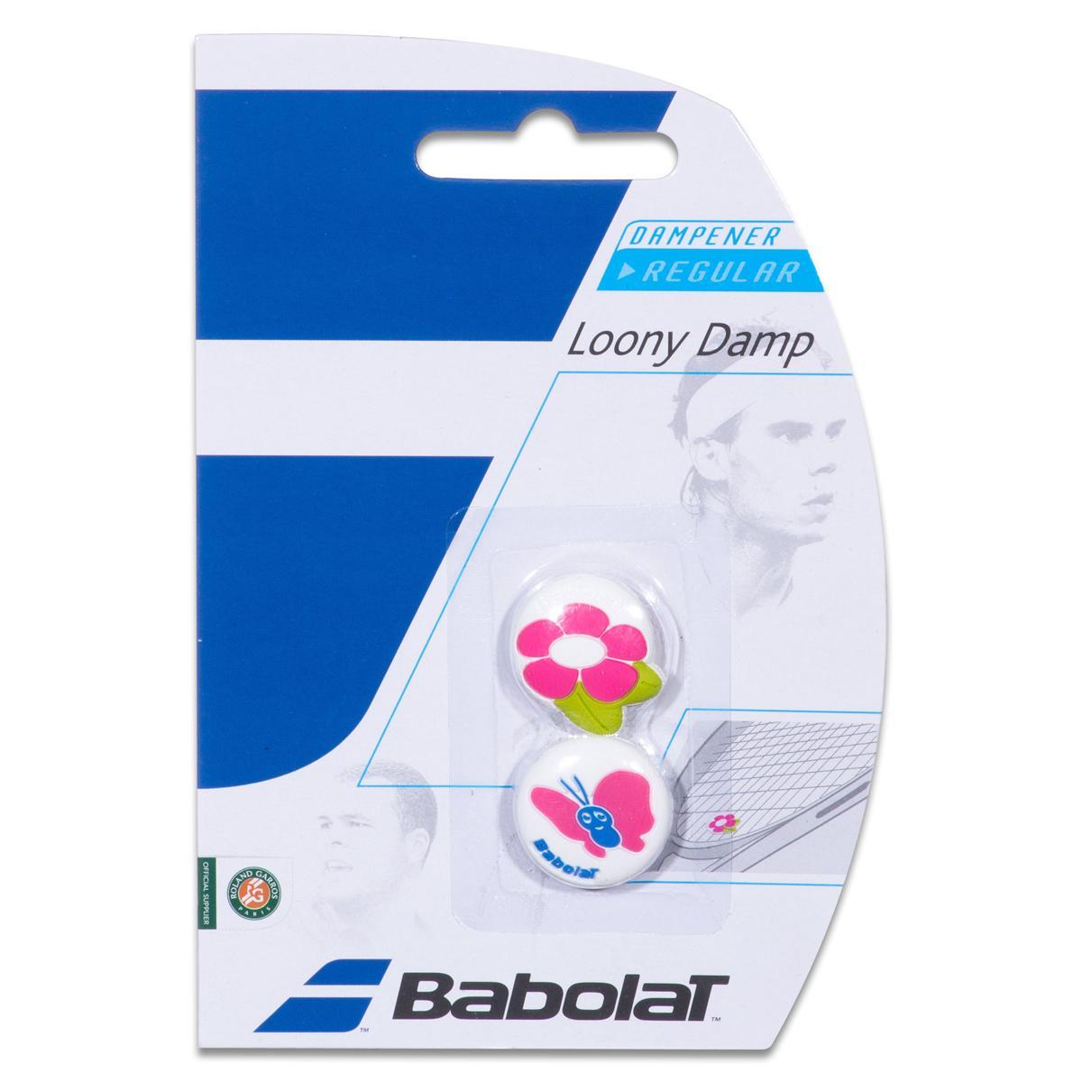 Babolat Loony Damp Vibration Dampeners (Pack of 2) - Flower/Butterfly ...