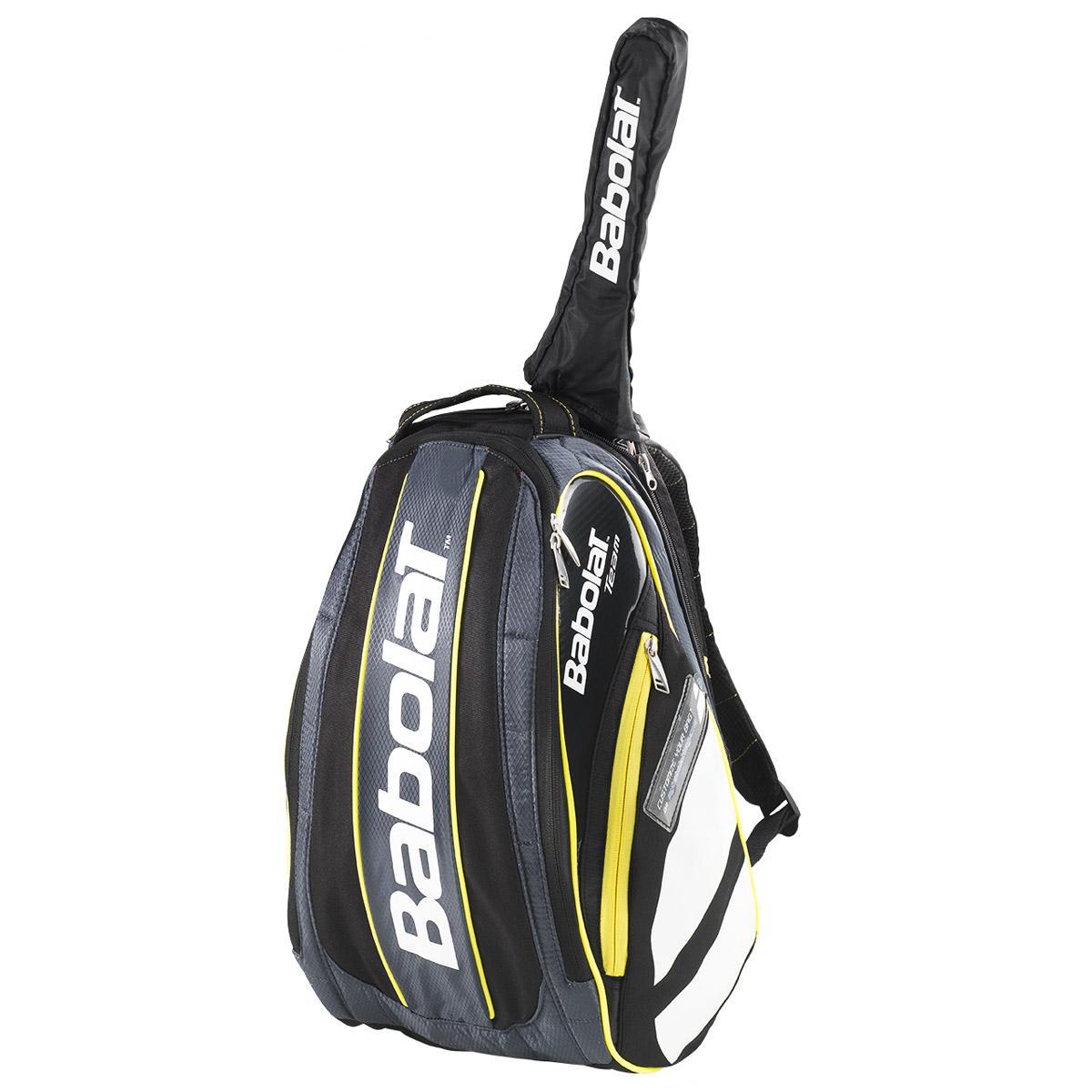 Babolat Team Line Backpack - Black/Yellow - Tennisnuts.com