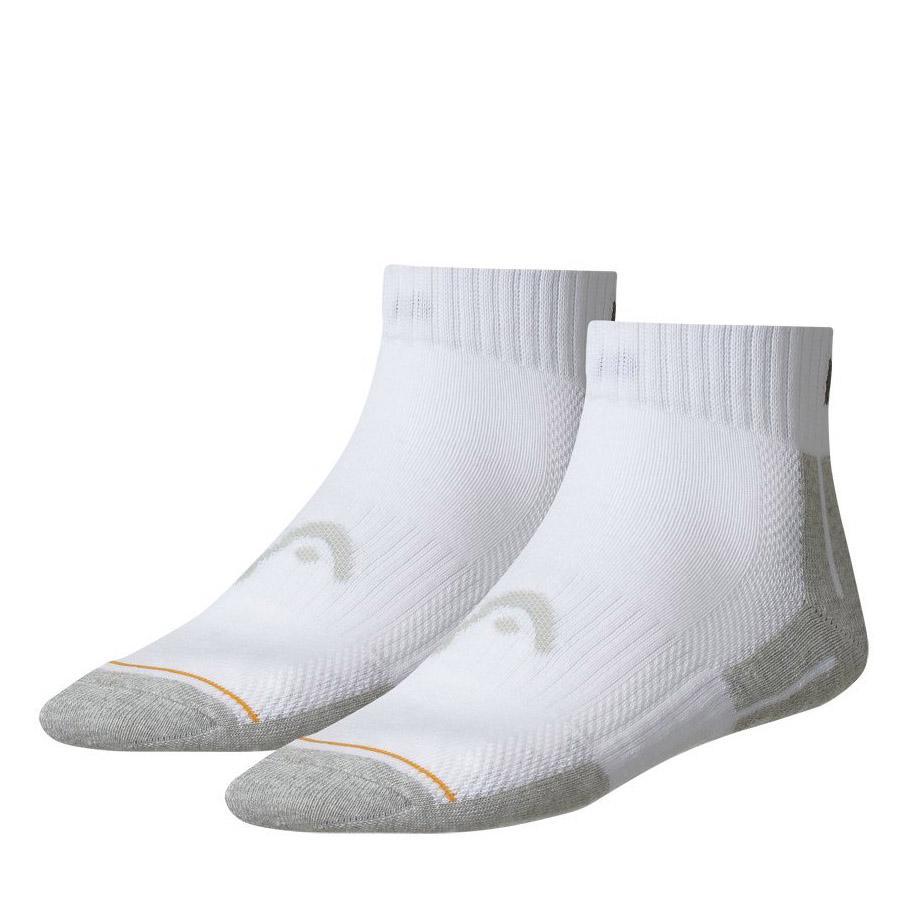 Head Performance Quarter Socks (2 Pairs) - White - Tennisnuts.com