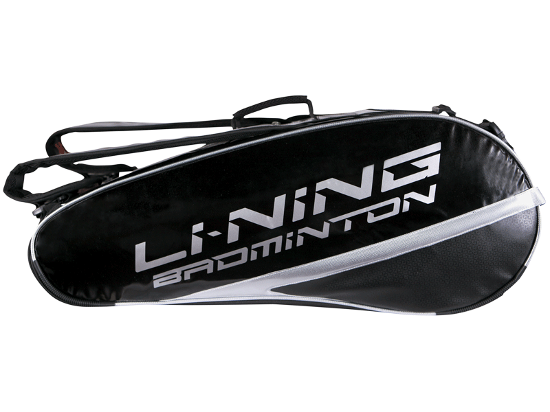 Li-Ning National Top 6 in 1 Racket Bag - Black/White - Tennisnuts.com
