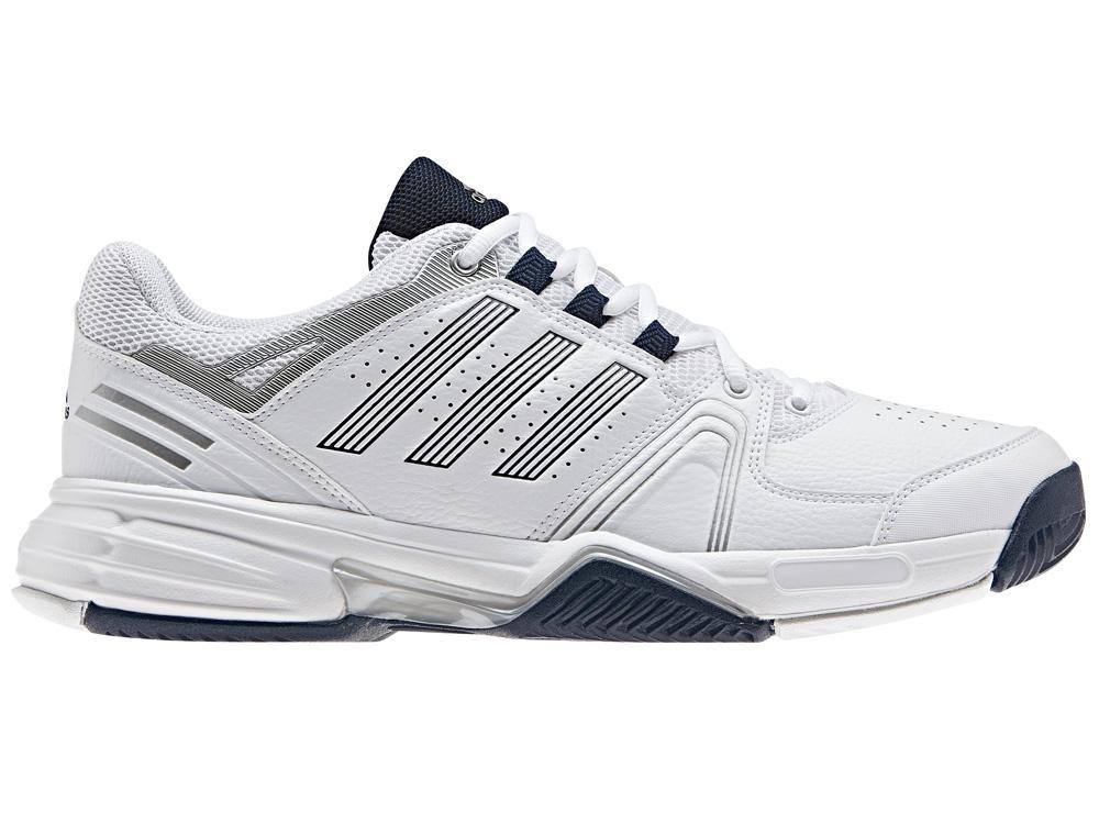 Adidas Mens Response Match Tennis Shoes - White/Navy - Tennisnuts.com
