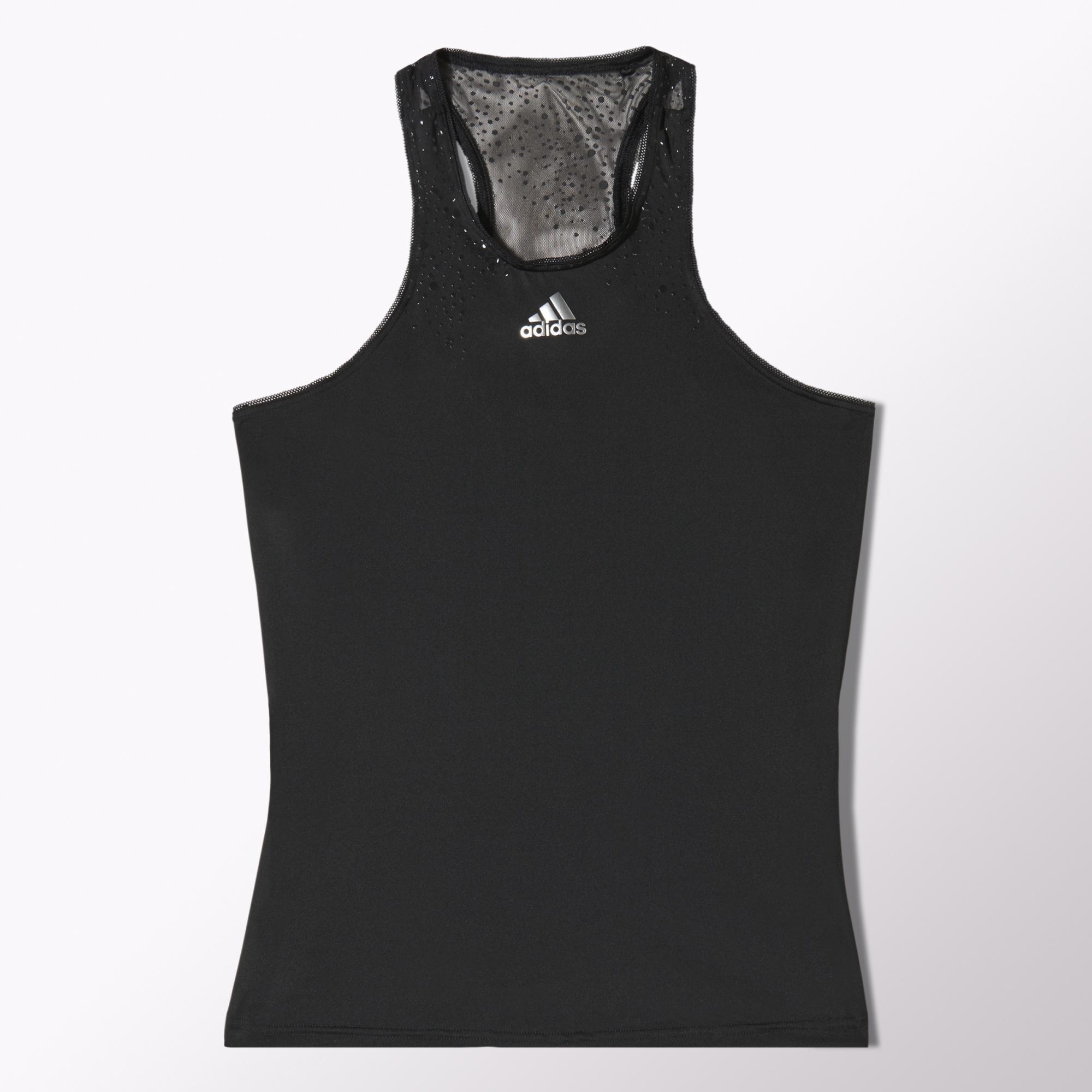 Adidas Womens adiZero Tank Top - Black - Tennisnuts.com