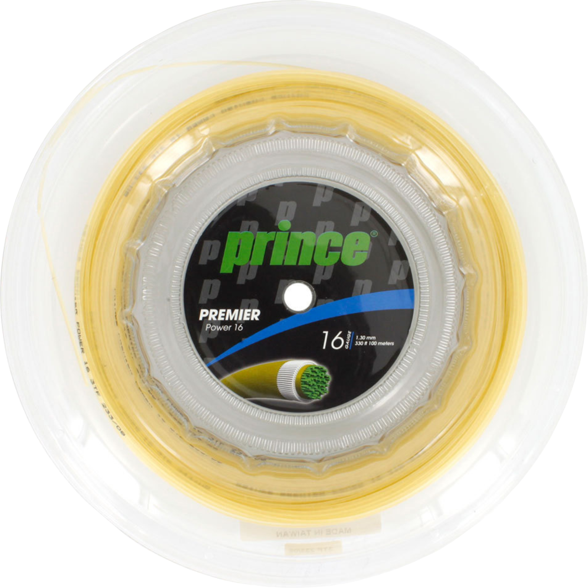 Prince Premier Power 16 100m Tennis String Reel - Natural - Tennisnuts.com