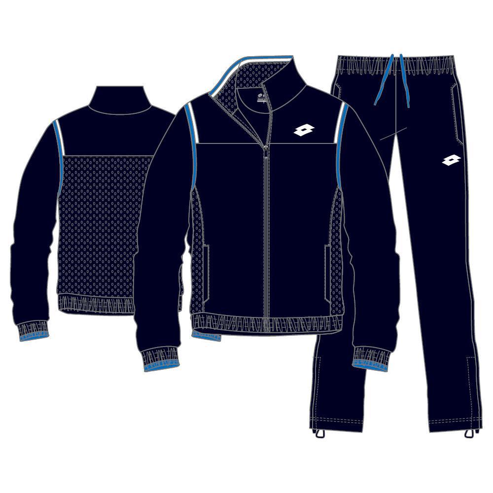 Lotto Boys Aydex Tracksuit - Deep Navy/White - Tennisnuts.com
