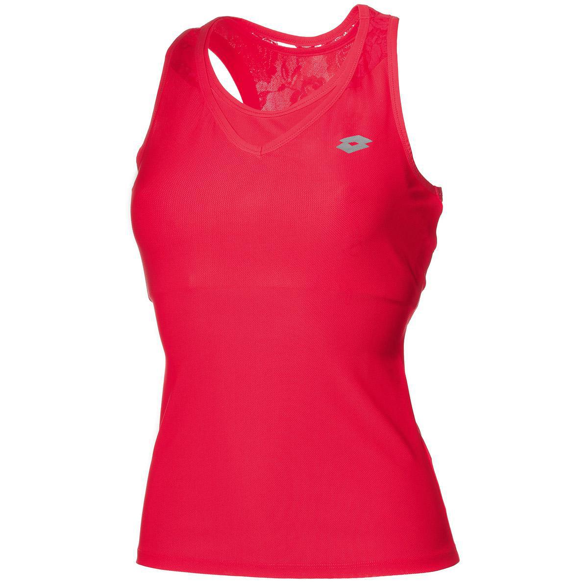 Lotto Womens Victoria Tank - Red Juice - Tennisnuts.com