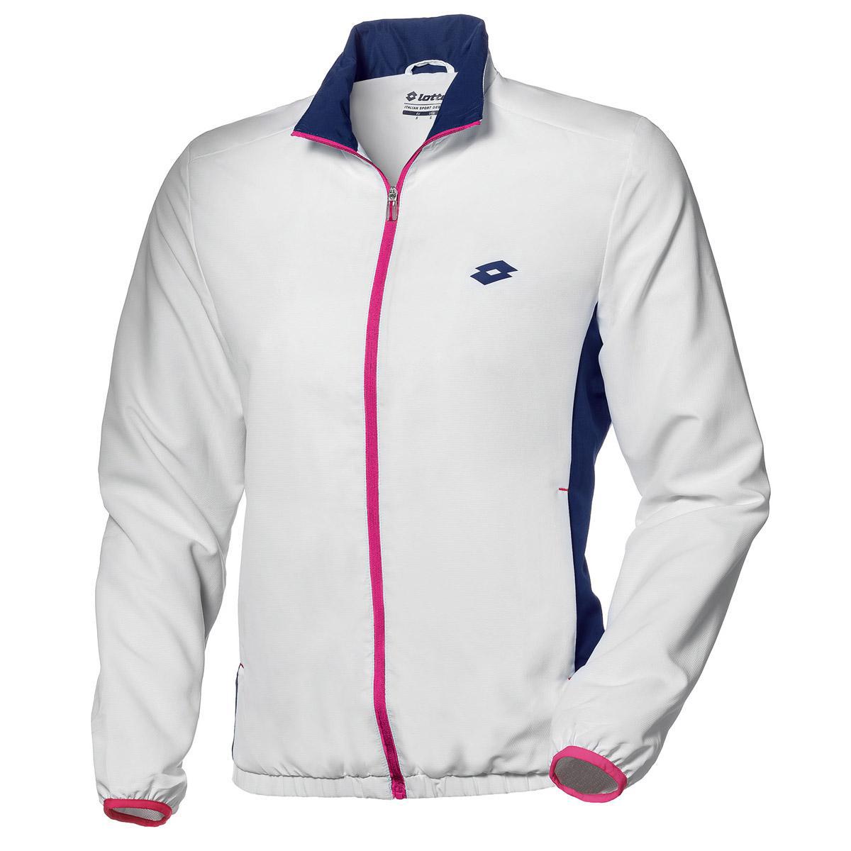 Lotto Womens Piper Tracksuit - White/Blue Cosmo - Tennisnuts.com