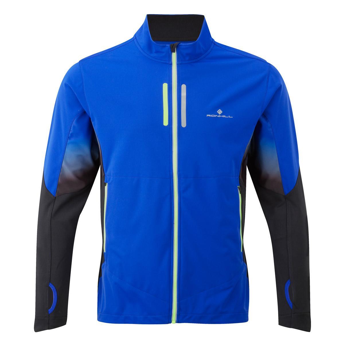 Ronhill Mens Advance Mistral Jacket - Black/Fluo Yellow - Tennisnuts.com