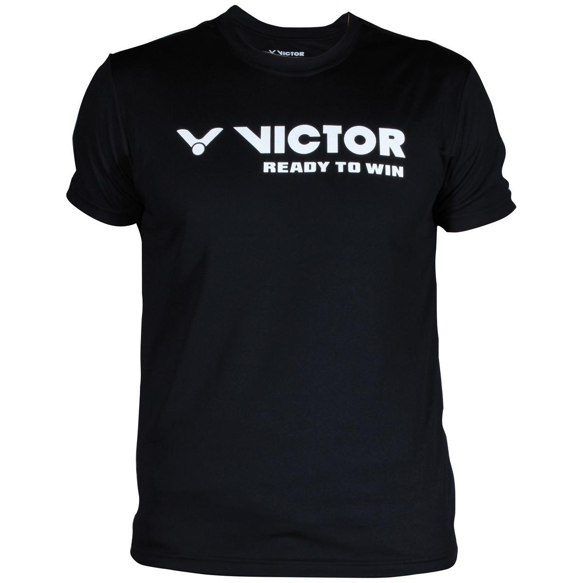 Victor Mens Black Tee - Tennisnuts.com