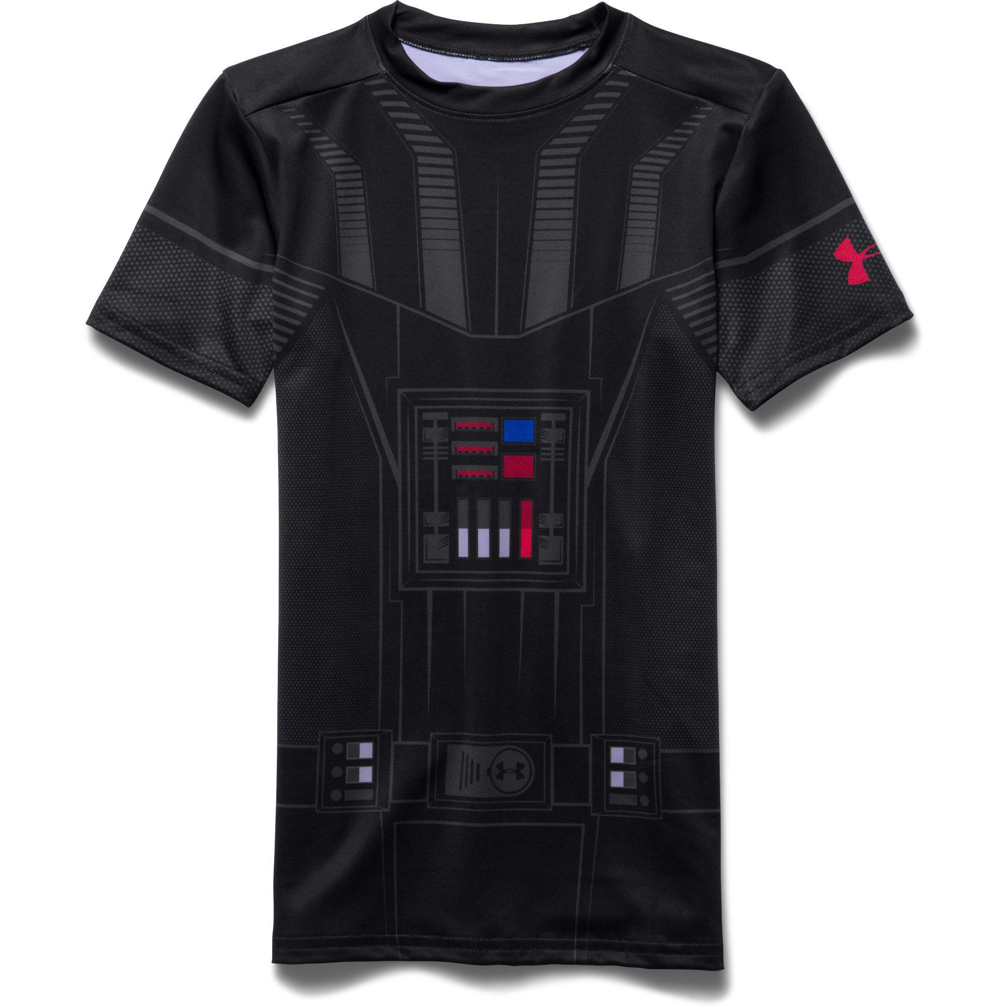 Under Armour Boys Star Wars Darth Vader Fitted Top - Black - Tennisnuts.com