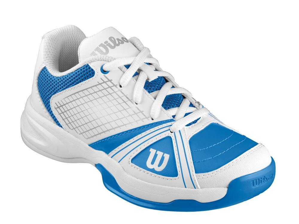 Wilson Kids Rush NGX Juniors Tennis Shoes - Blue/White - Tennisnuts.com