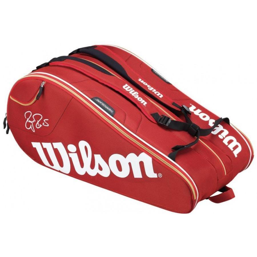 Wilson Federer Court 15 Pack Bag - Red - Tennisnuts.com
