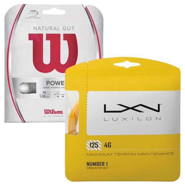 String Upgrade - Hybrid of Luxilon 4G and Wilson Natural Gut ...