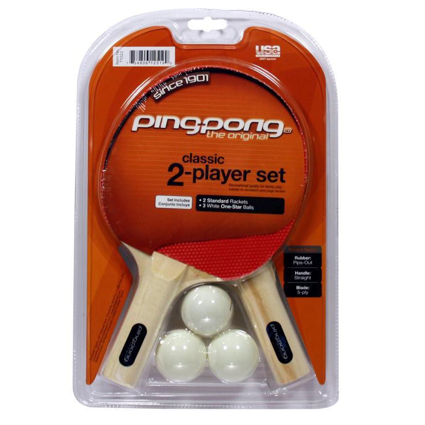 Ping-Pong Classic 2-Player Table Tennis Bat & Balls Set - Tennisnuts.com