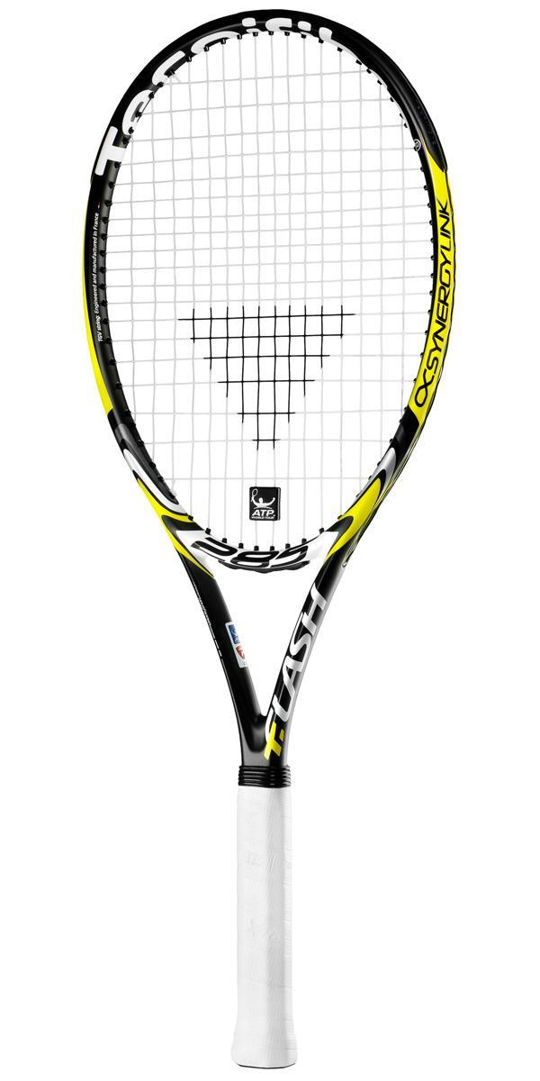 Tecnifibre T-Flash 285 ATP Tennis Racket - Black/Yellow - Tennisnuts.com