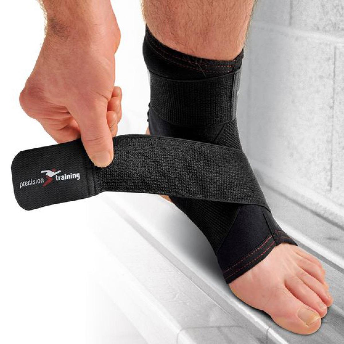 Precision Training Neoprene Ankle Support with strap - Tennisnuts.com