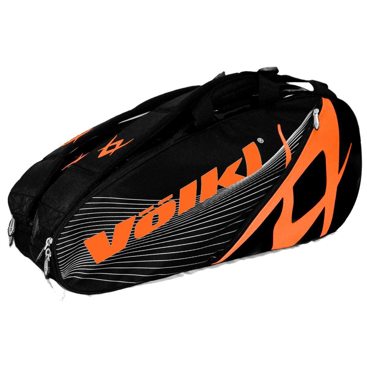 Volkl Team Mega 9 Racket Bag - Orange/Black - Tennisnuts.com